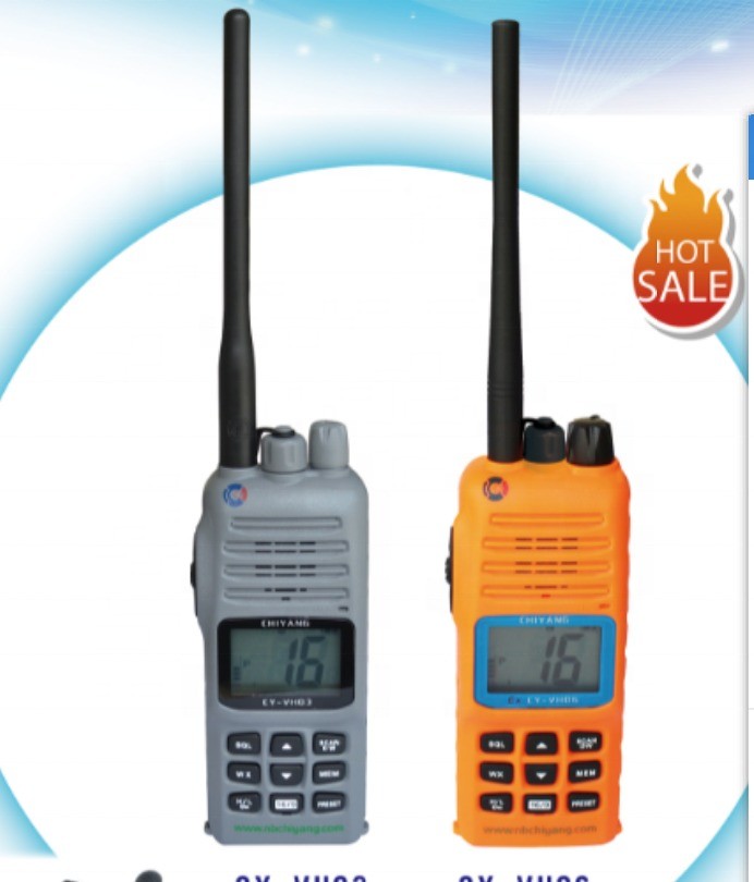 PORTABLE Fire Fighting Handheld VHF Transceiver Radio Walkie Talkie for ...